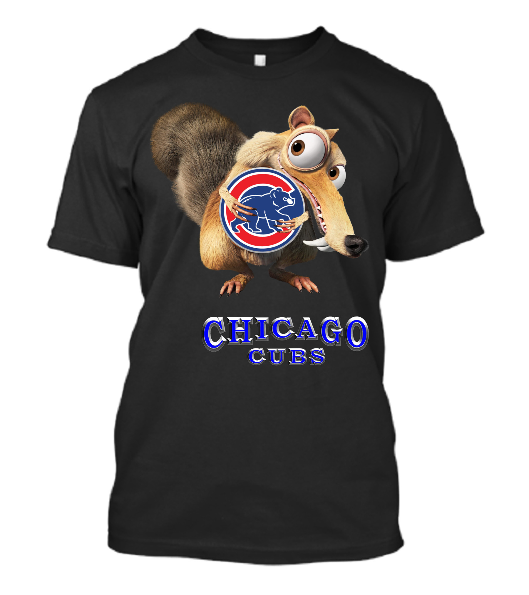Chicago Cubs Scrat Logo T-Shirt
