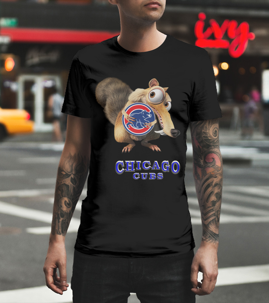 Chicago Cubs Scrat Logo T-Shirt