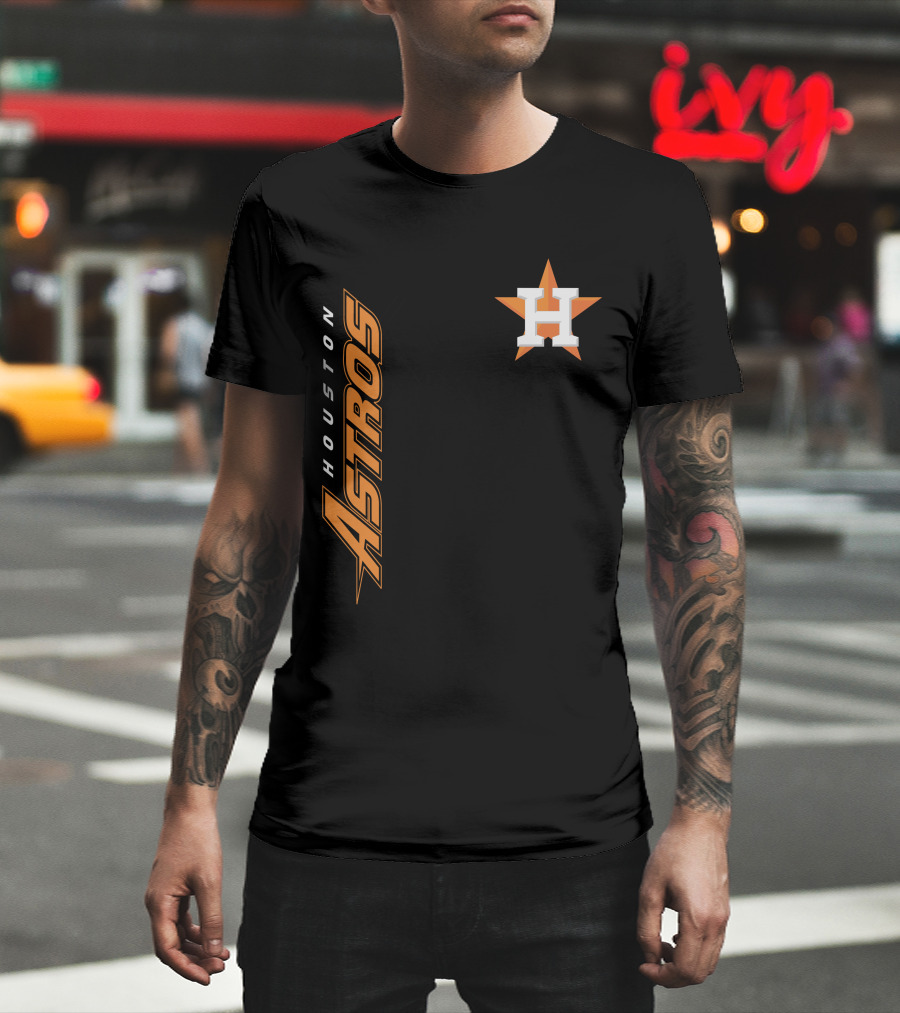 Houston Astros Mlb Team Logo H Star T-Shirt