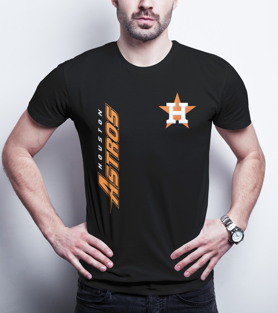 Houston Astros Mlb Team Logo H Star T-Shirt