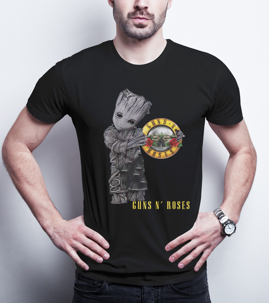 Guns N' Roses Groot Mashup T-Shirt