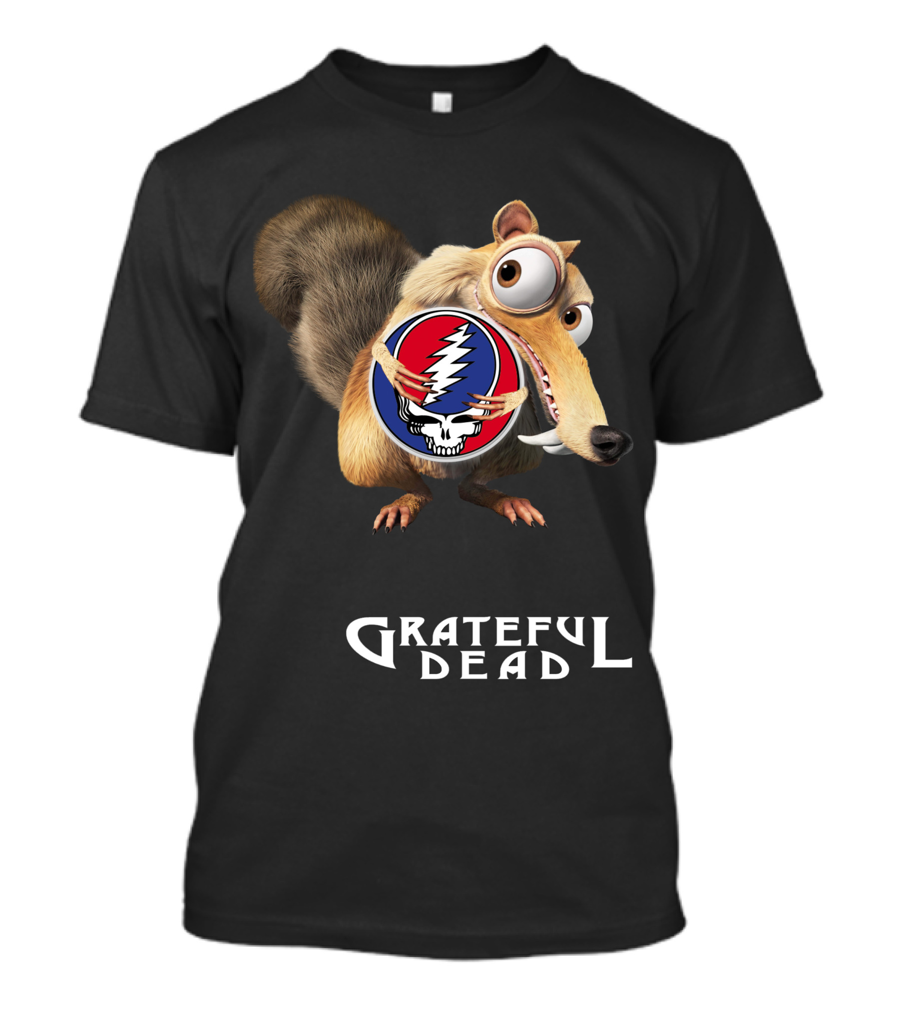 Grateful Dead Ice Age Scrat Steal Your Face T-Shirt