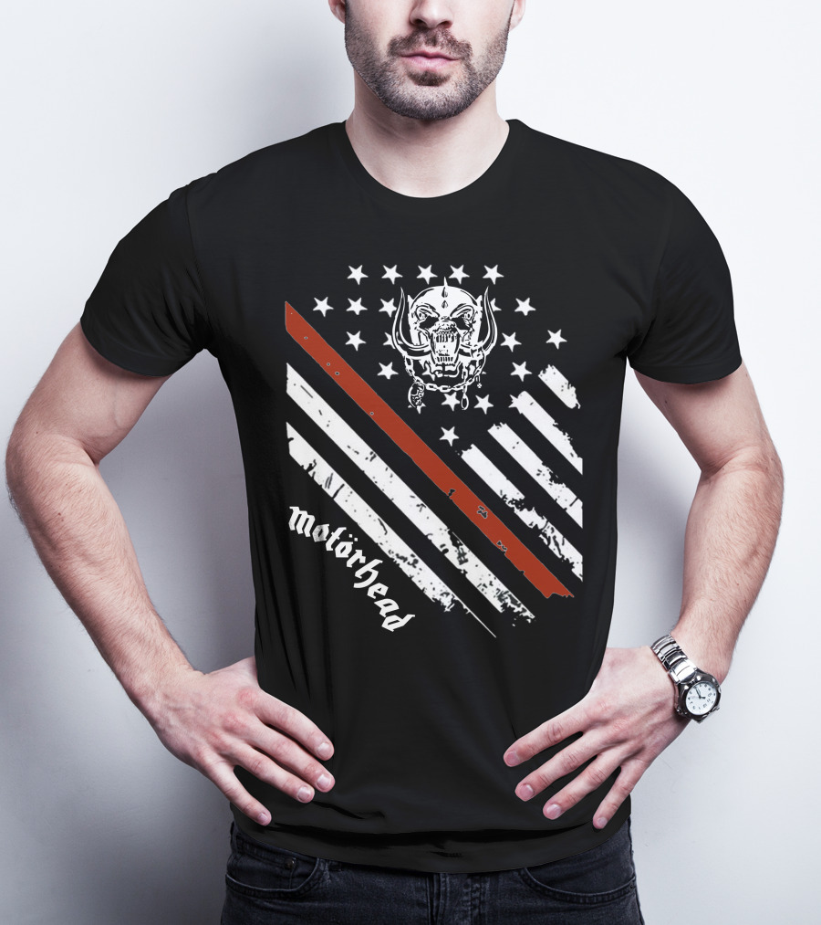 Motorhead Warpig Stars And Stripes T-Shirt
