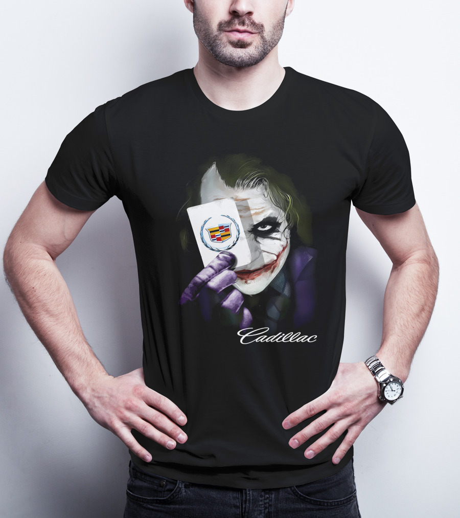 Cadillac Joker Playing Card T-Shirt