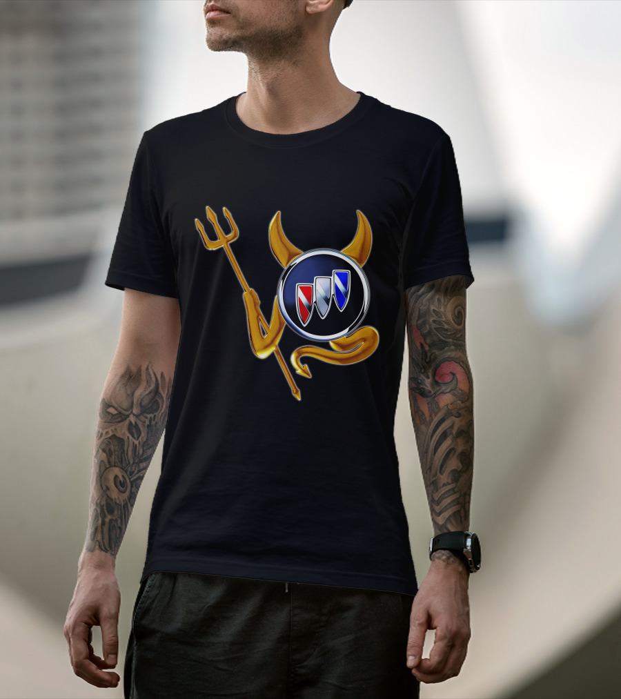 Buick Devil Horns Emblem Trident T-Shirt