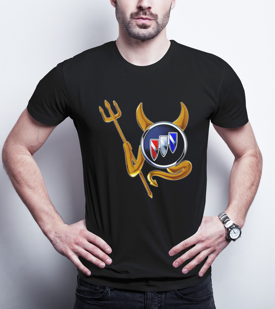 Buick Devil Horns Emblem Trident T-Shirt