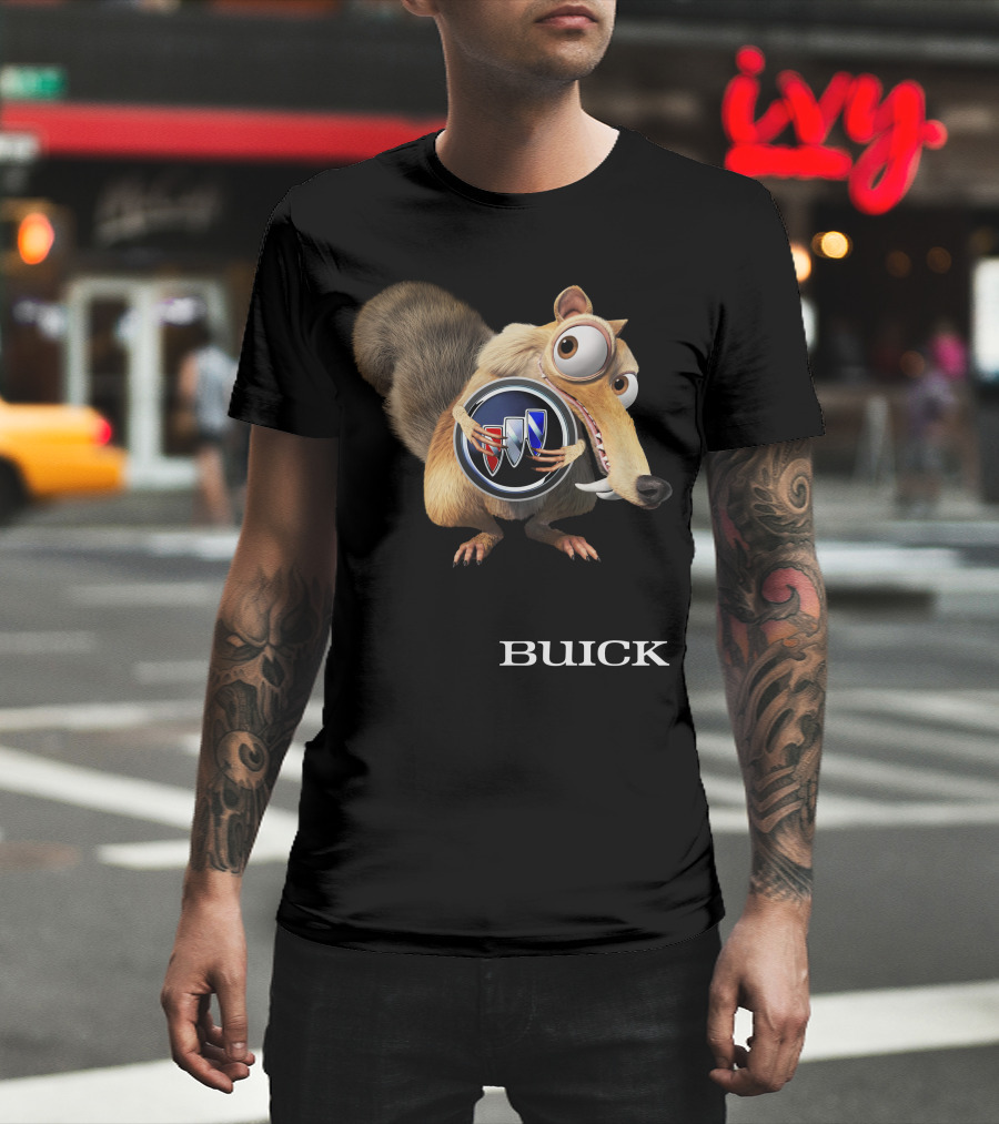 Buick Ice Age Scrat Holding T-Shirt