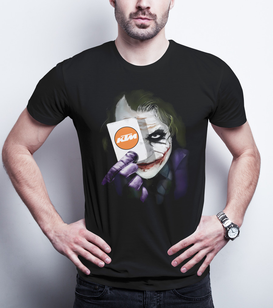 Ktm Joker Playing Card Face Paint T-Shirt