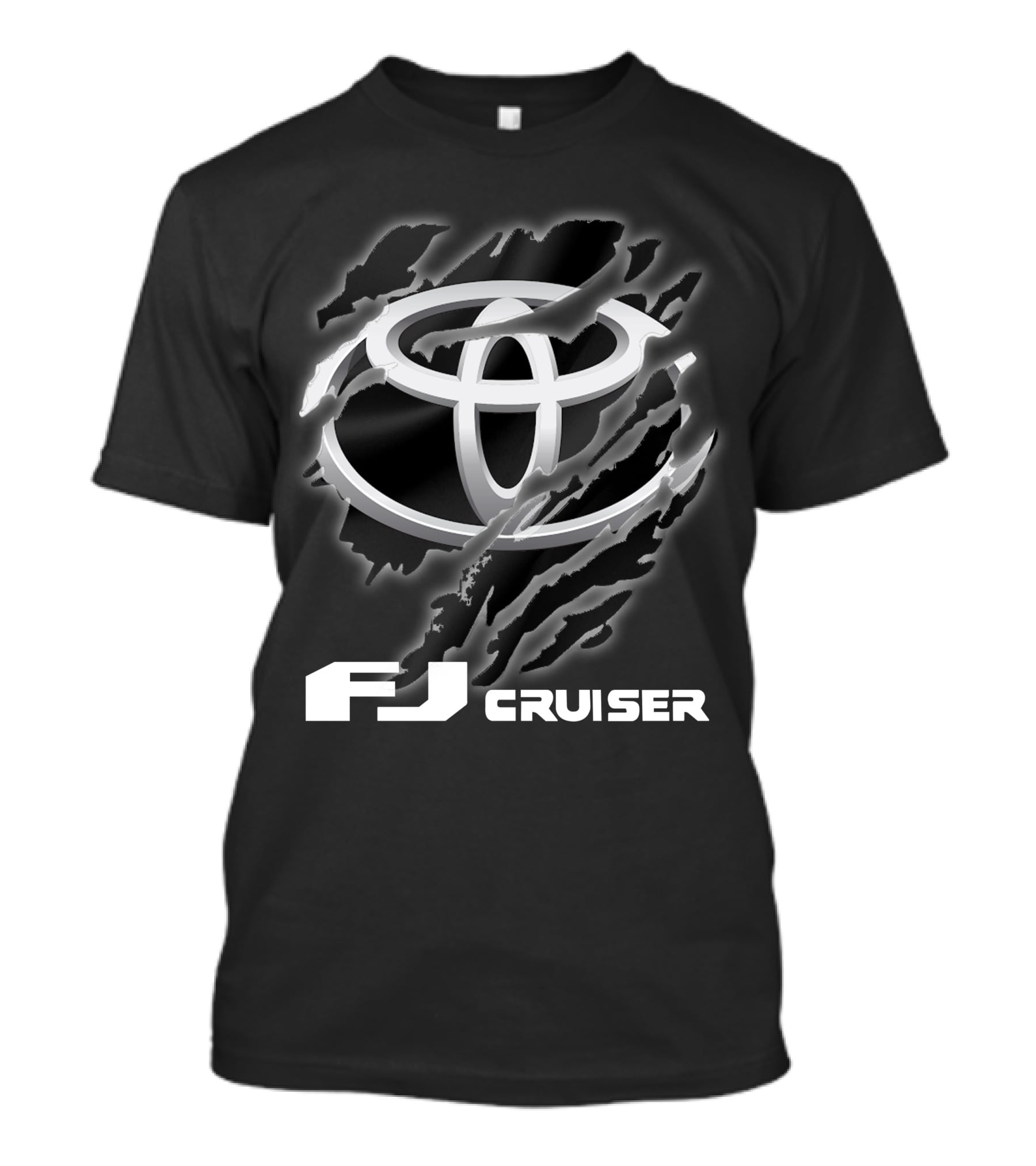 Fj Cruiser 01 Toyota Logo Claw Marks T-Shirt