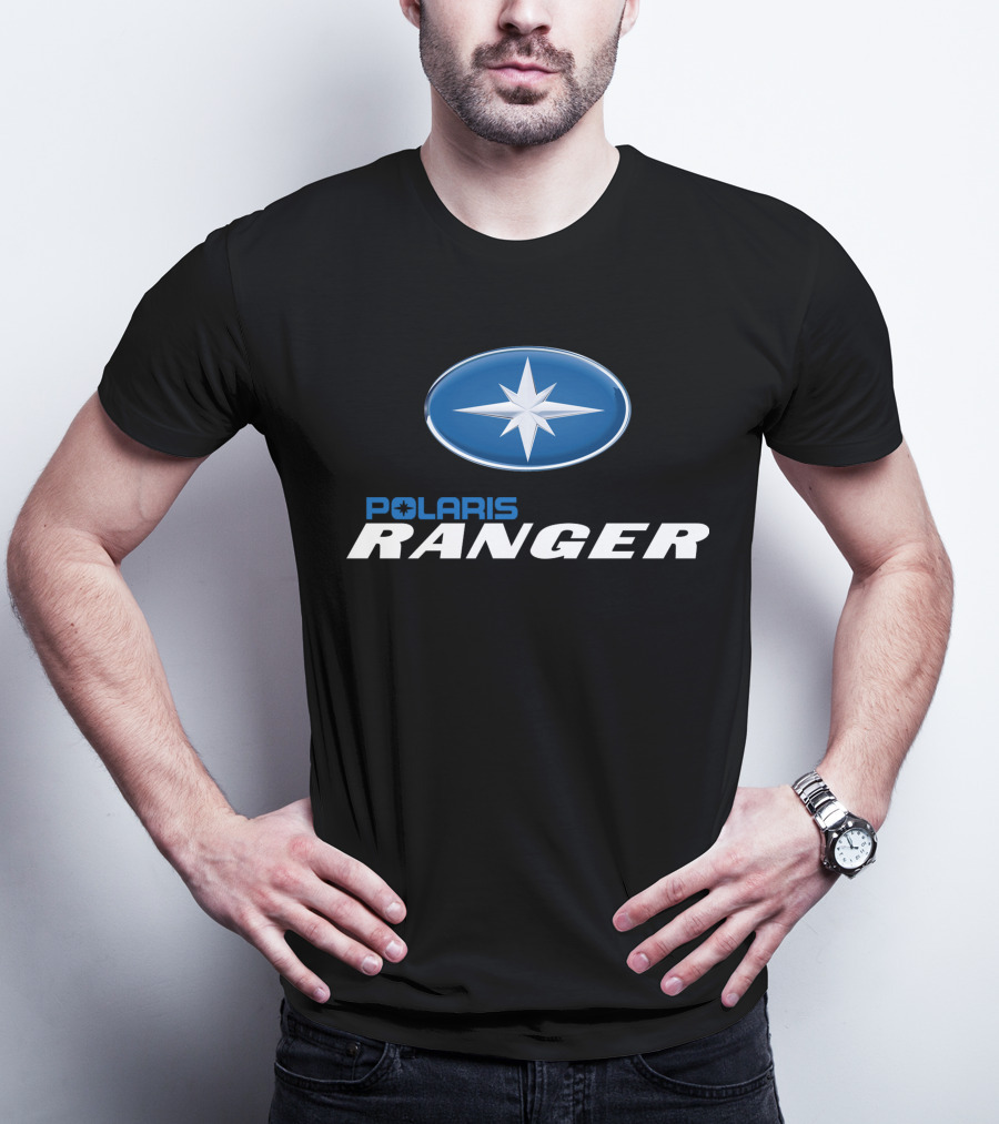 Polaris Ranger Oval Emblem Blue Star T-Shirt