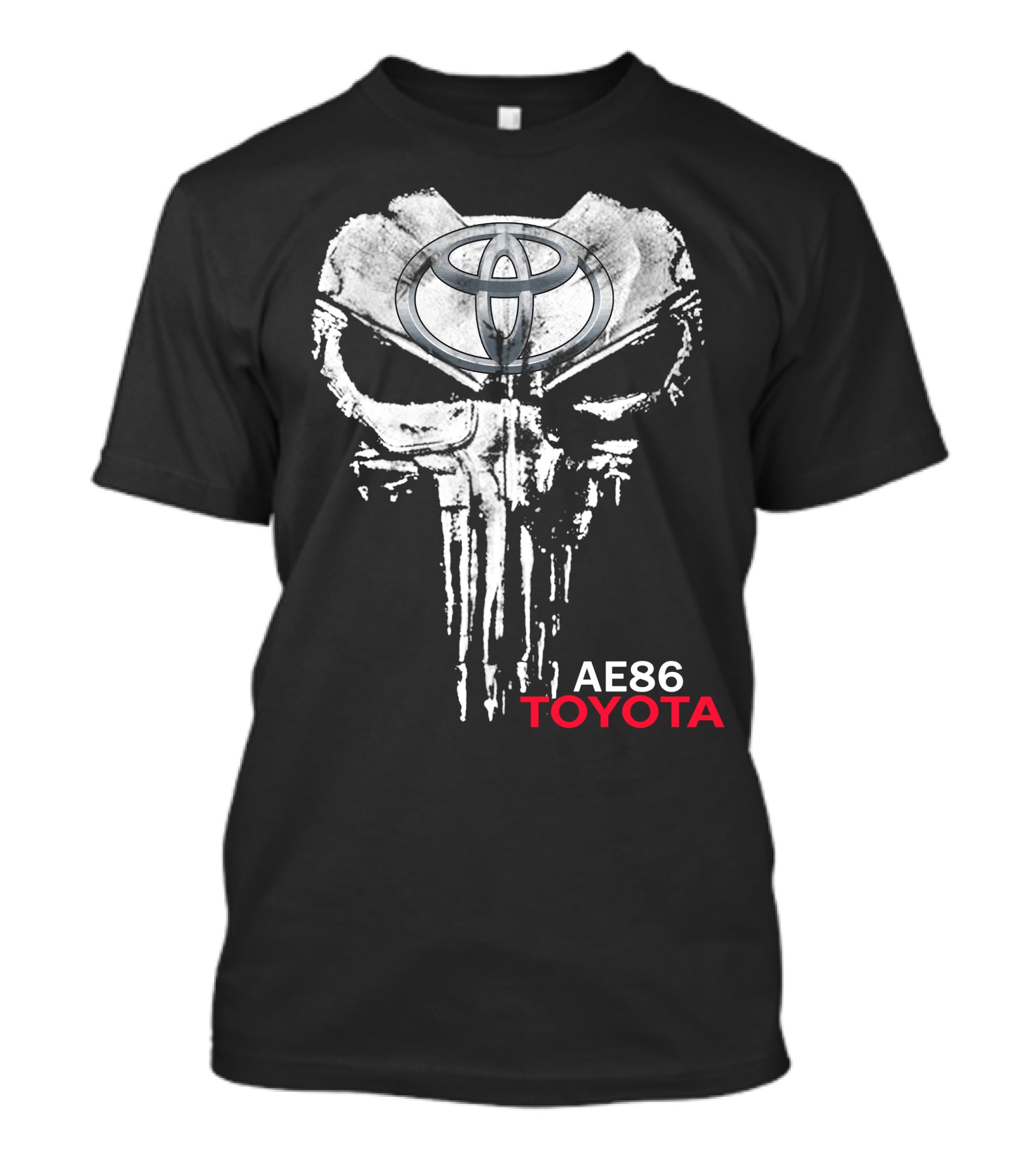 Ae86 Toyota Punisher Skull T-Shirt