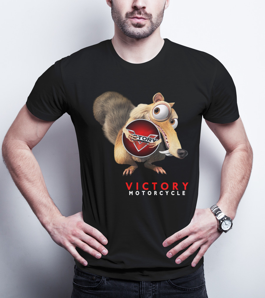 Victory Motorcycle Ice Age Scrat T-Shirt