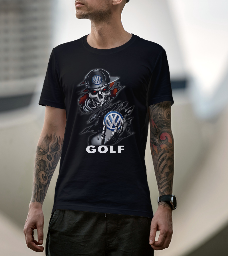 Volkswagen Golf Skull Cap T-Shirt