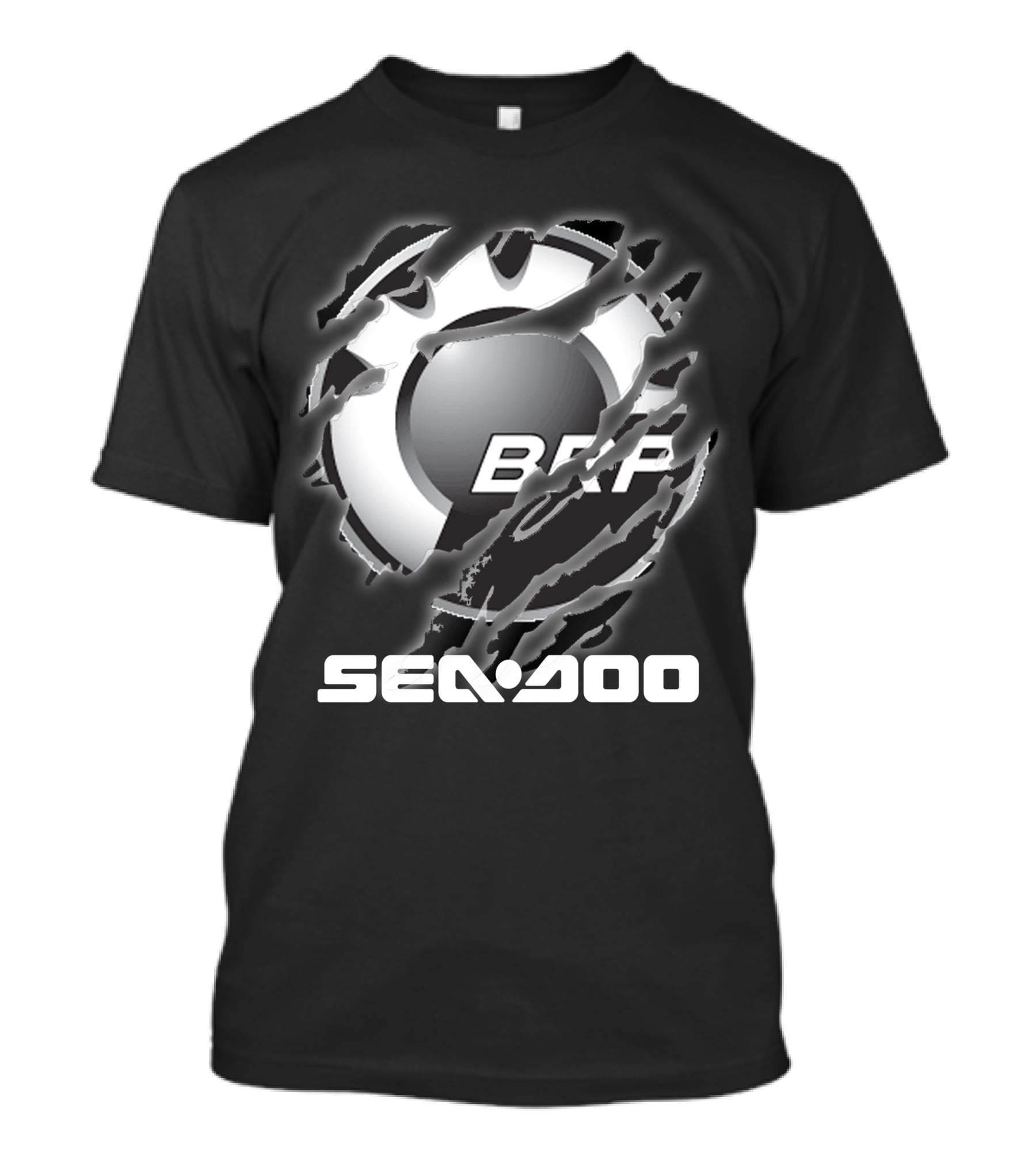 Brp Sea-Doo Logo Ripped Claw Marks T-Shirt