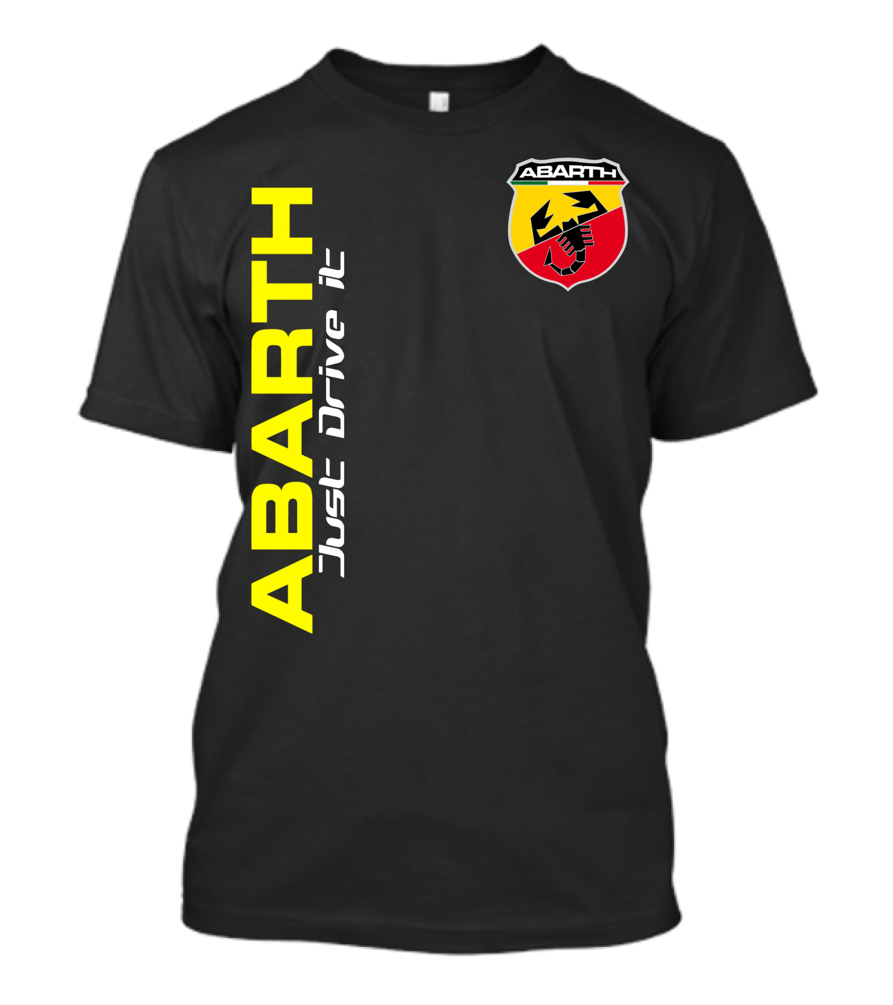 Abarth Just Drive It Scorpion Shield T-Shirt