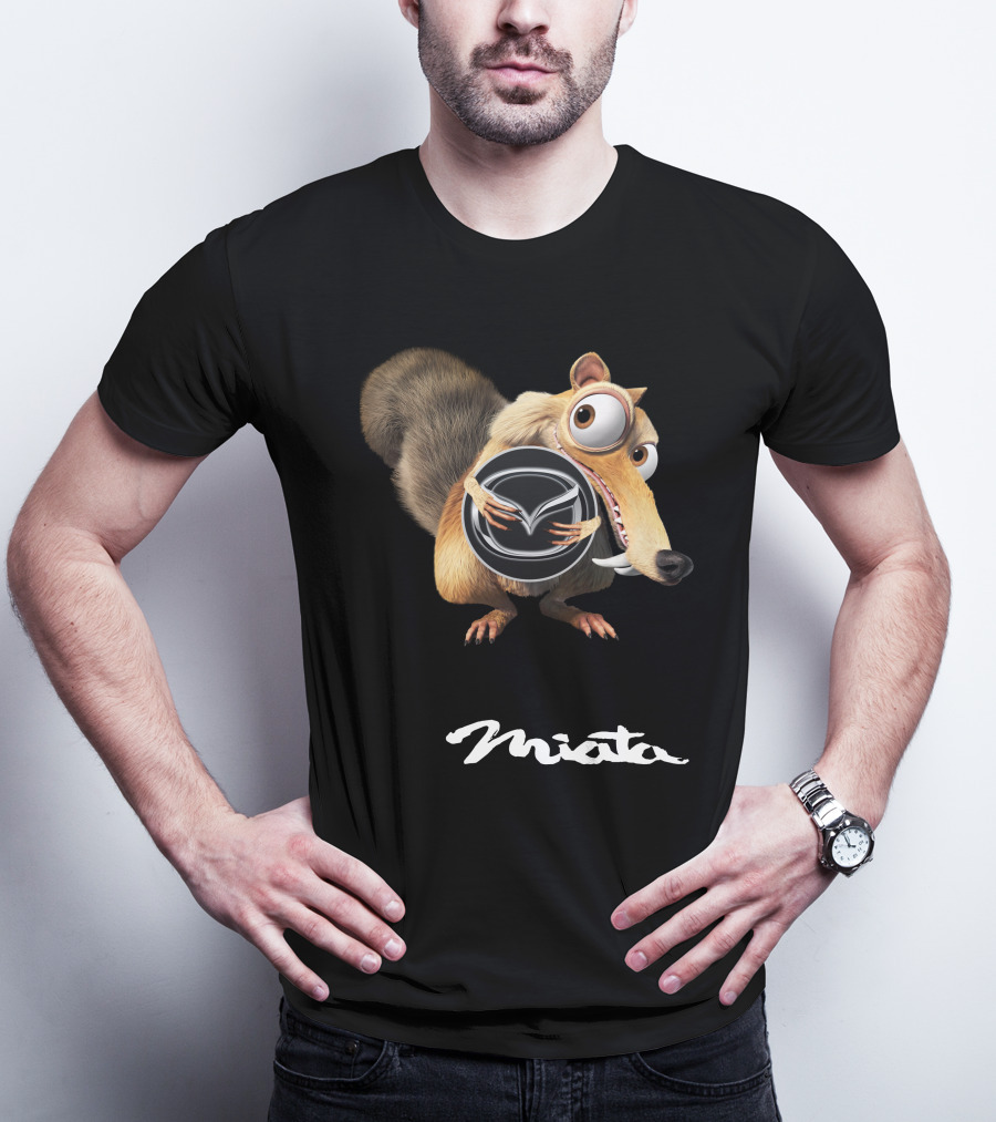 Scrat Hugging Mazda Miata T-Shirt