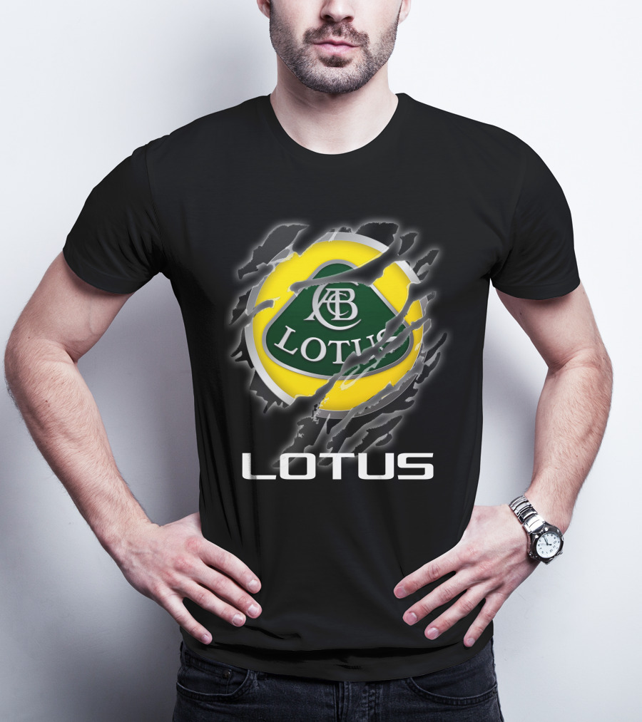 Lotus Abc Emblem Ripped Claw T-Shirt