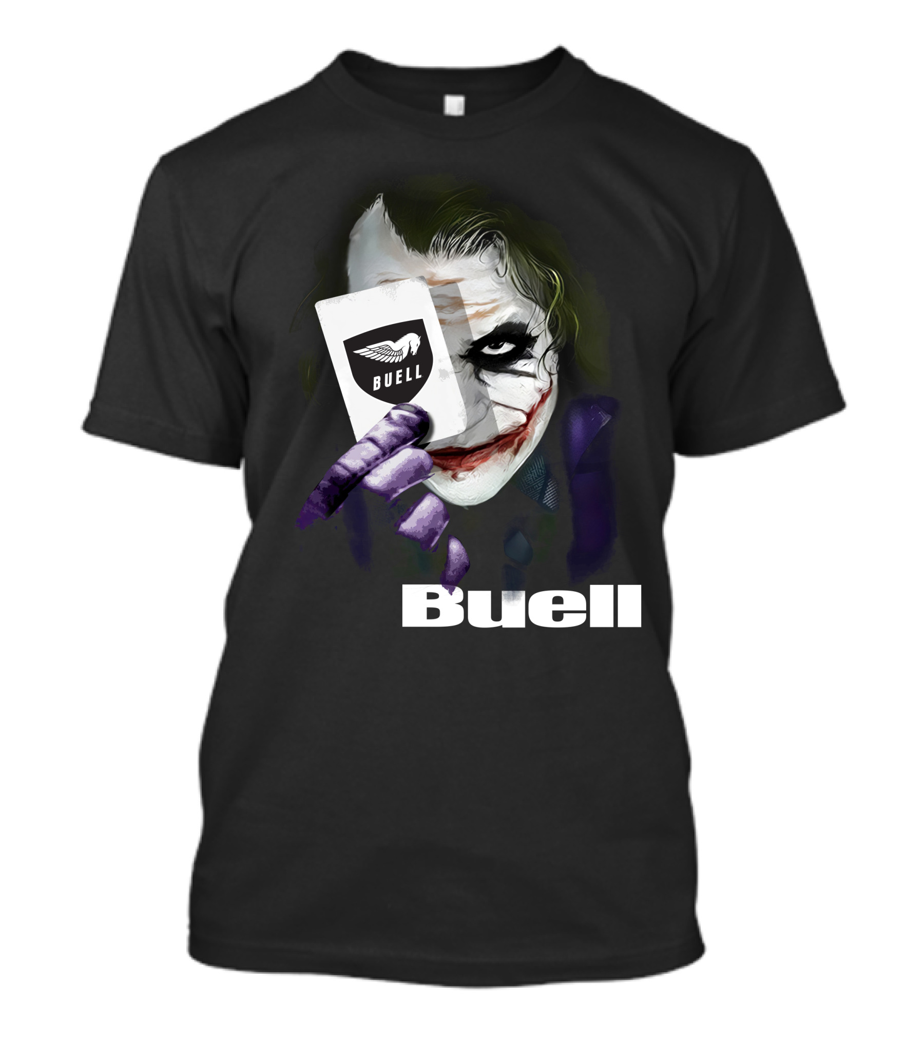 Buell Joker Card With Iconic Character T-Shirt