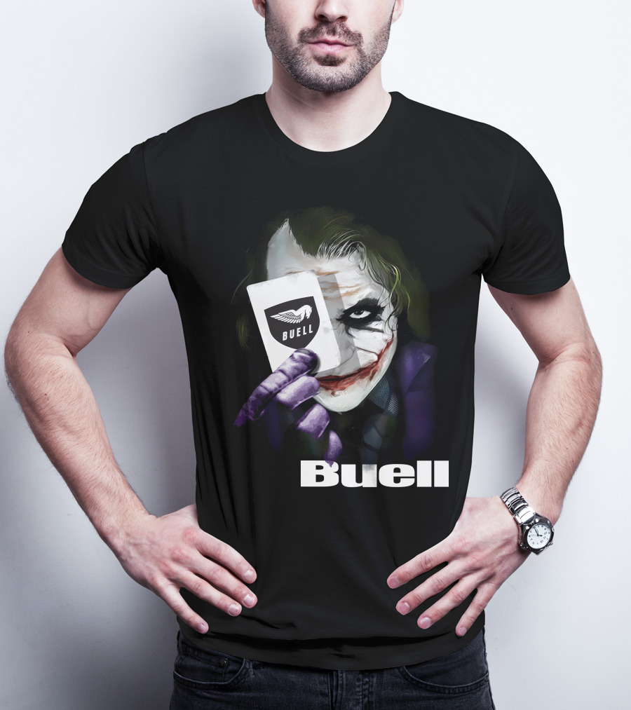 Buell Joker Card With Iconic Character T-Shirt
