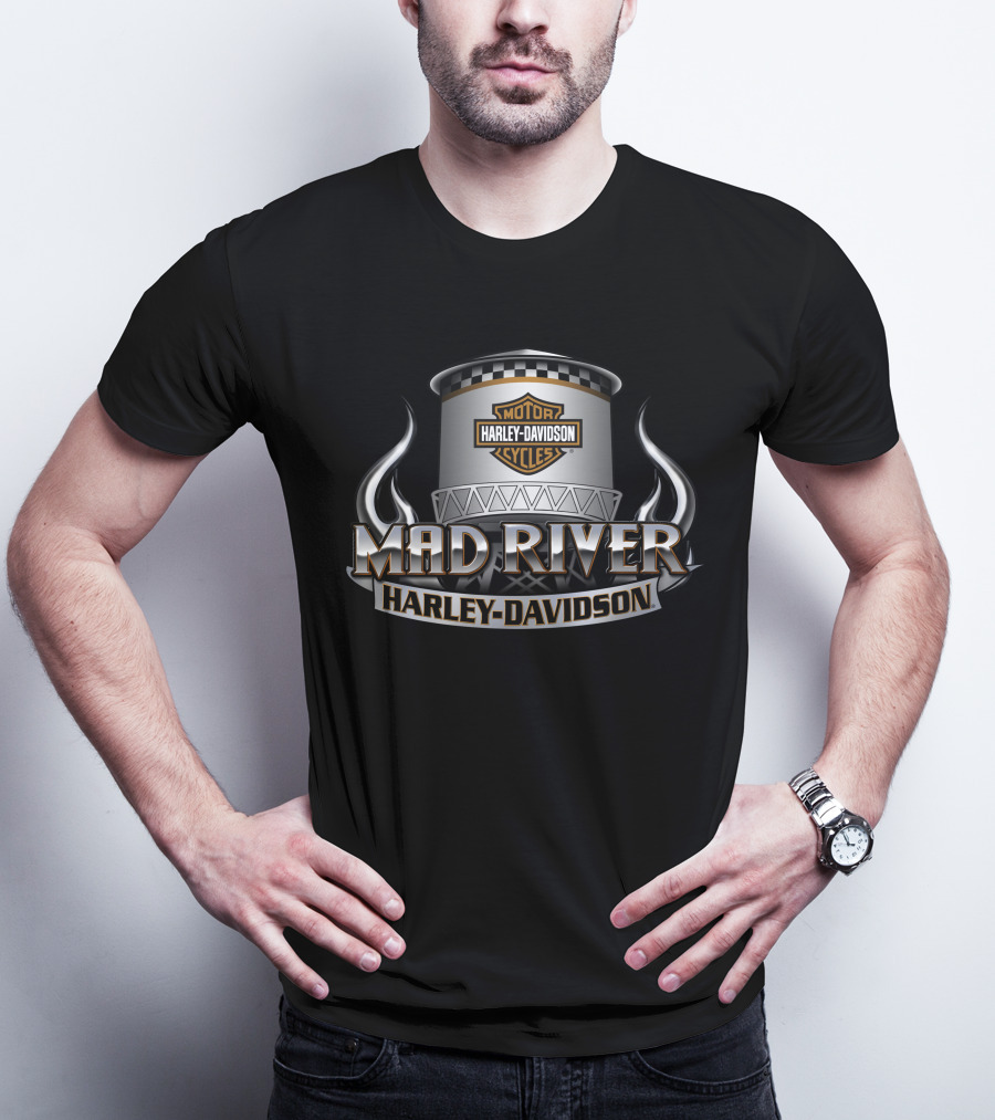 Mad River Harley Davidson Motor Cycles T-Shirt