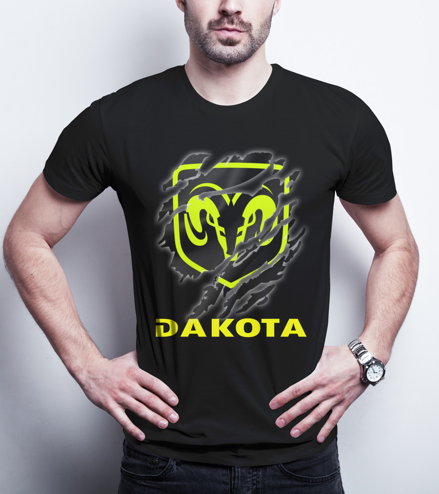 Dakota Ram Logo Claw Marks T-Shirt