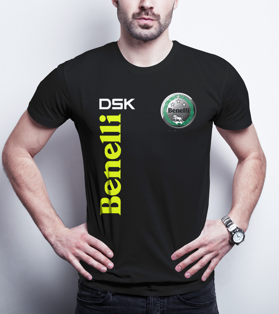 Benelli Dsk Logo With Emblem And Stars T-Shirt