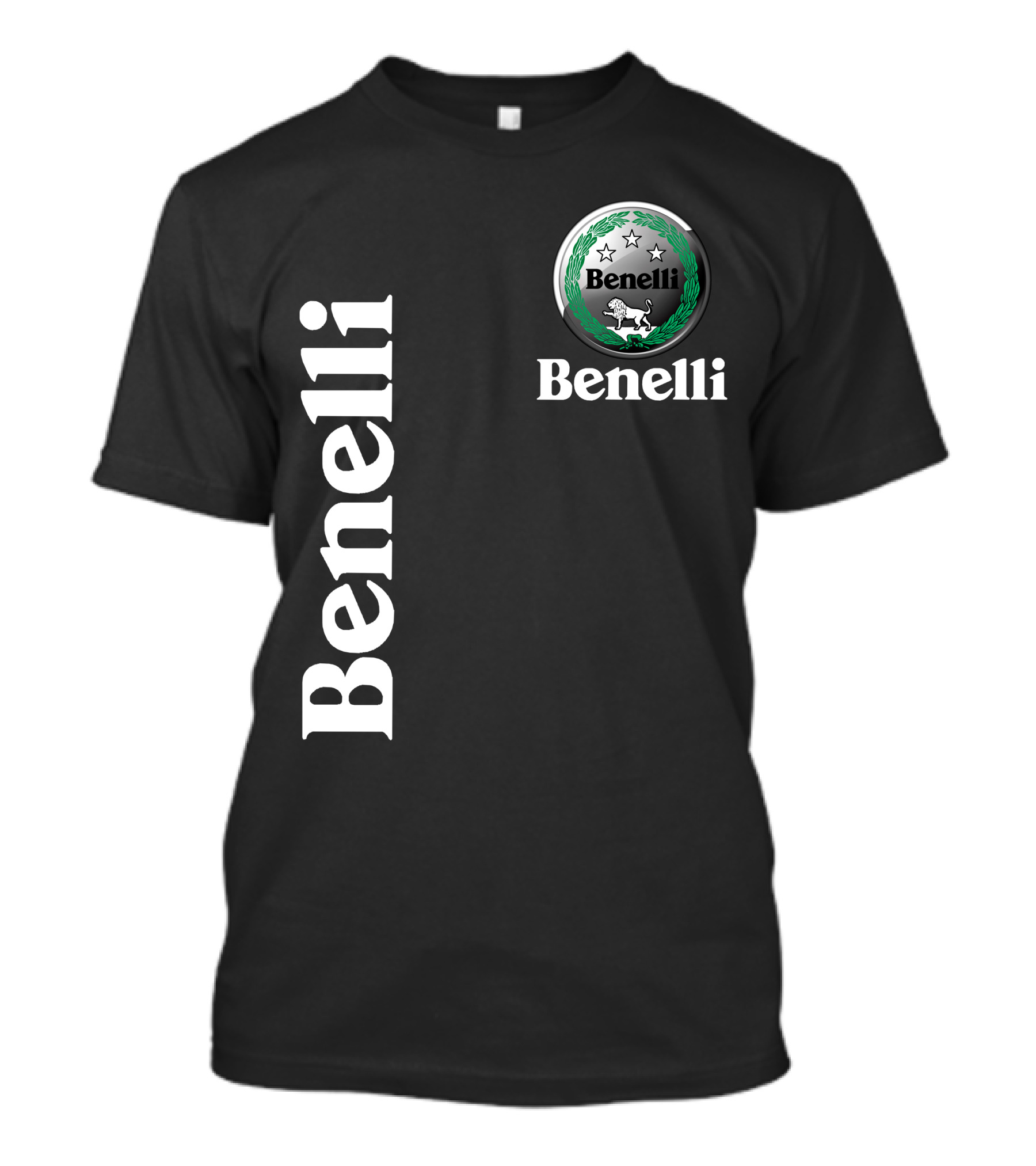 Benelli Logo With Stars Lion T-Shirt