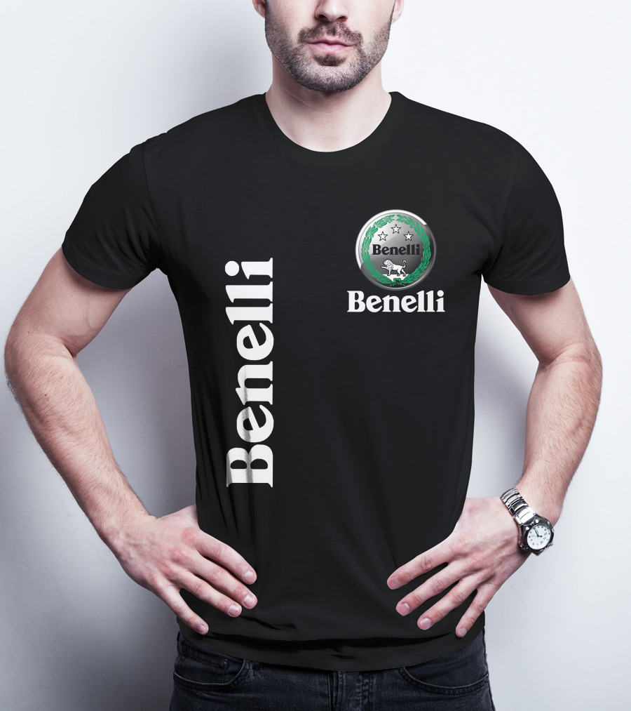 Benelli Logo With Stars Lion T-Shirt