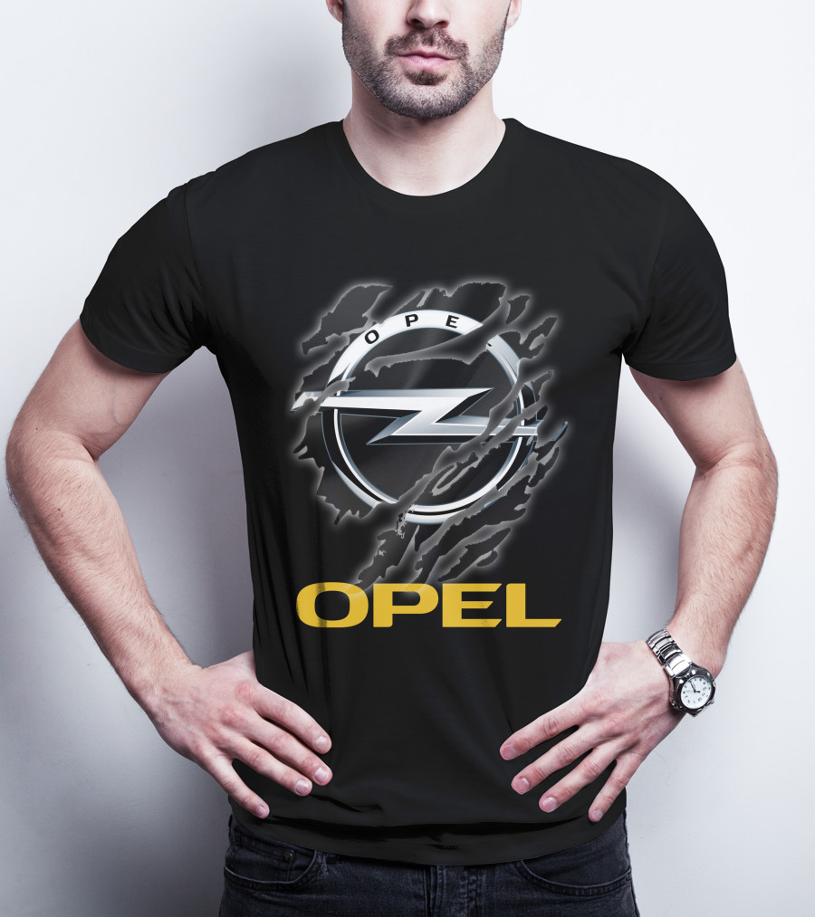 Opel 04 Logo With Claw Marks And Silver Z Symbol T-Shirt