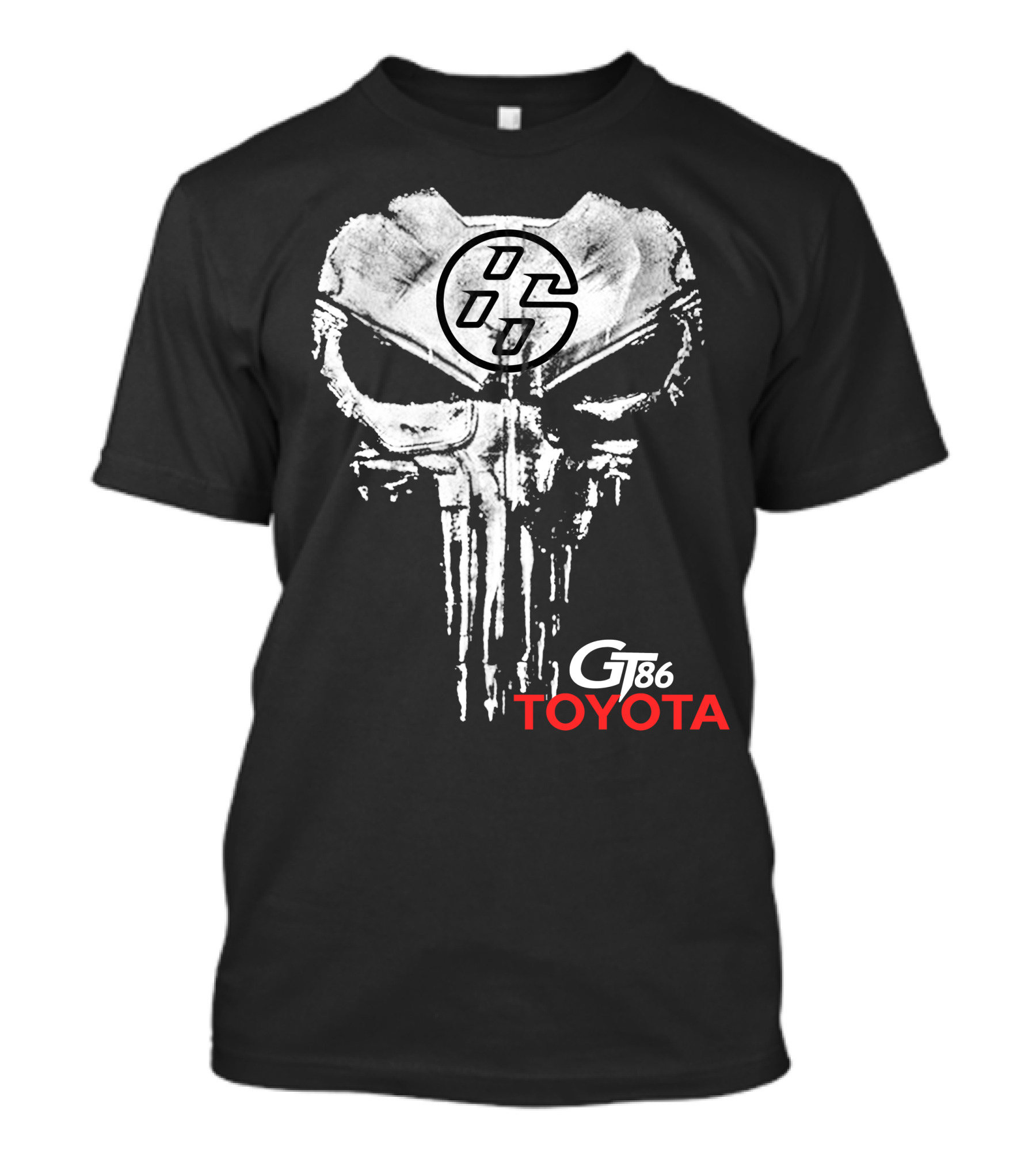 Gt86 Toyota Punisher Skull T-Shirt