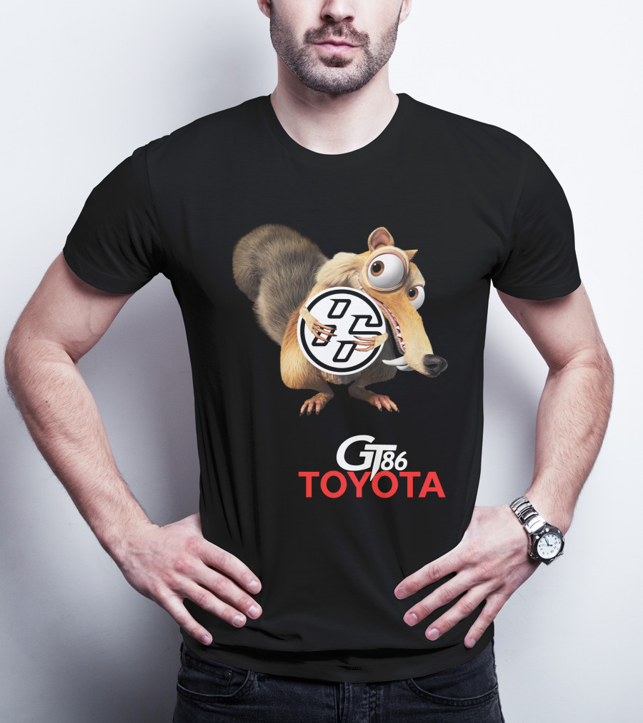 Gt86 Toyota Ice Age Character Embrace T-Shirt