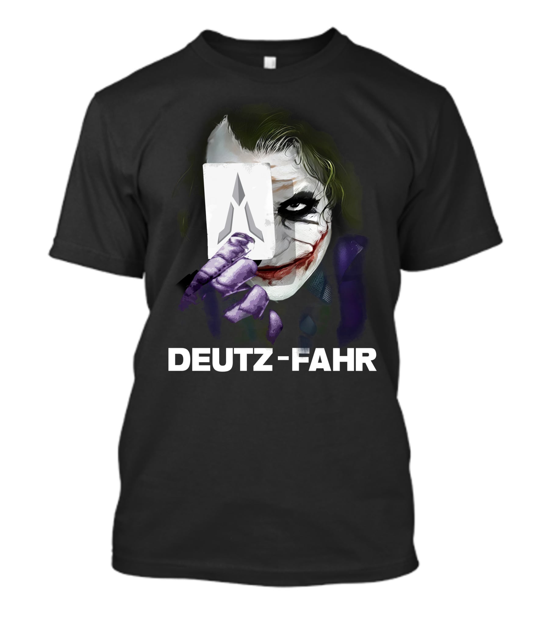 Deutz-Fahr Joker Card Dark Knight Style T-Shirt