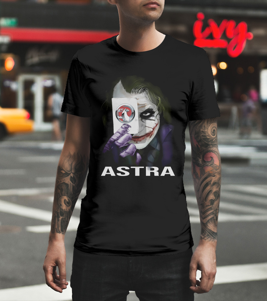 Astra Joker Card With Auto T-Shirt