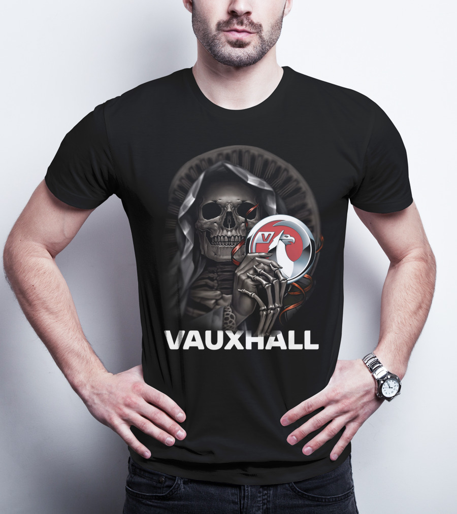 Vauxhall Grim Reaper Holding Badge T-Shirt