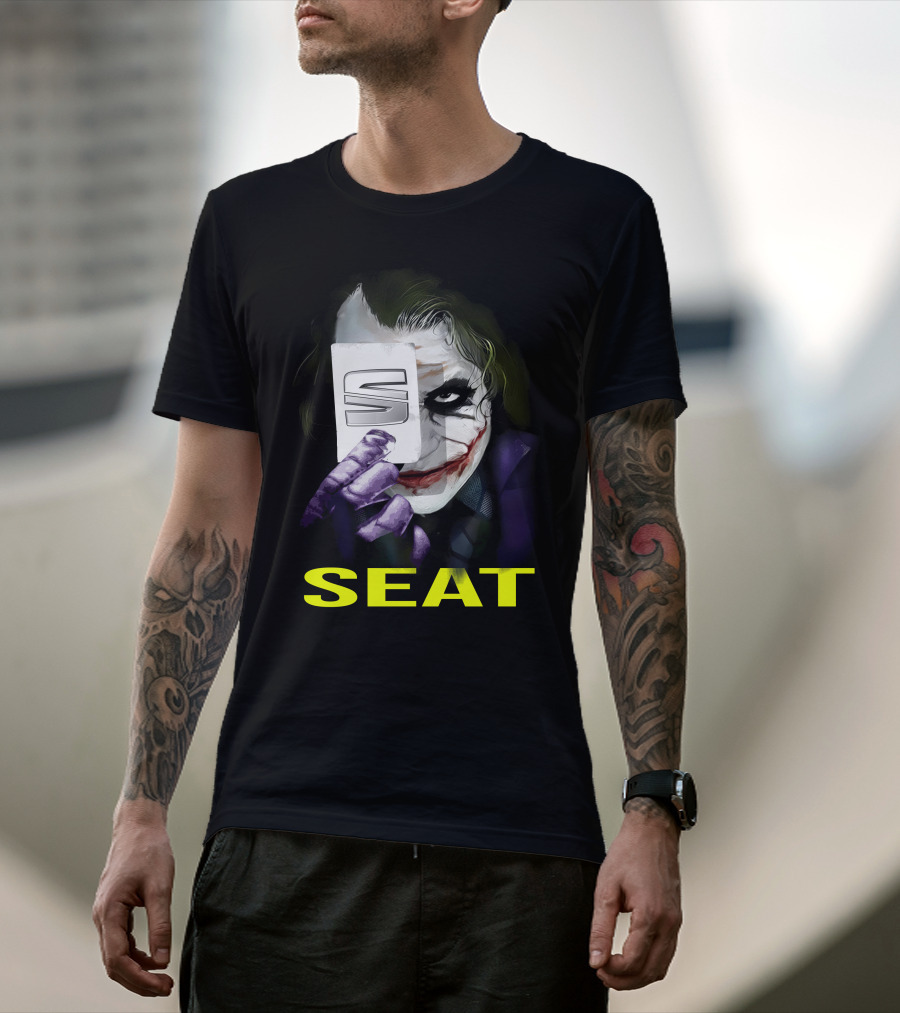 Seat Joker Card Mask Grin T-Shirt