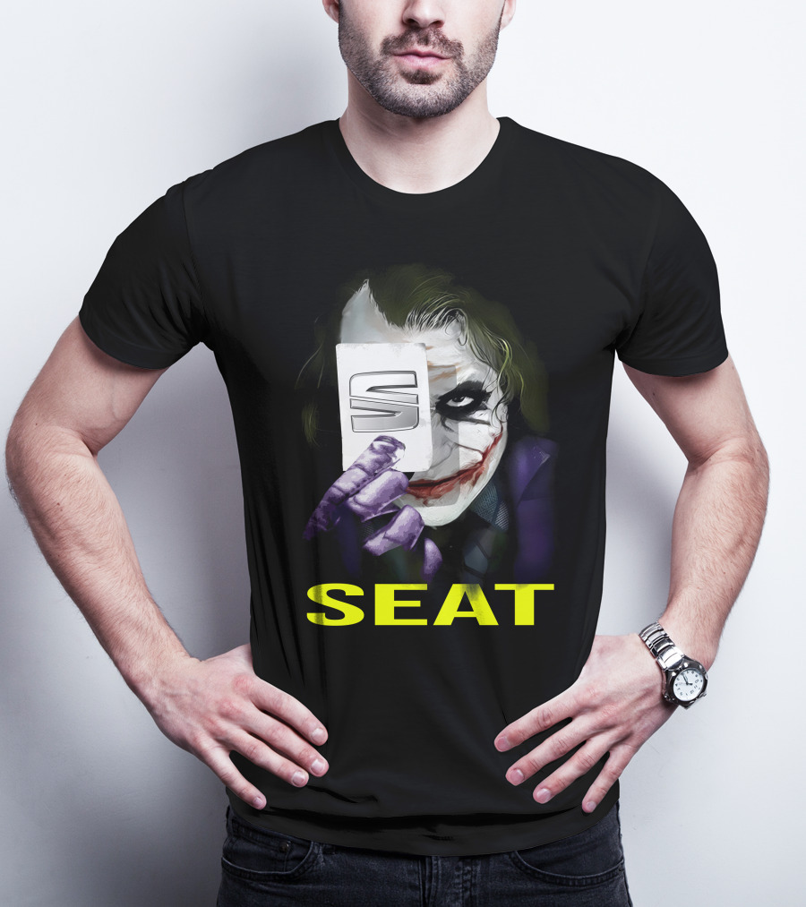 Seat Joker Card Mask Grin T-Shirt
