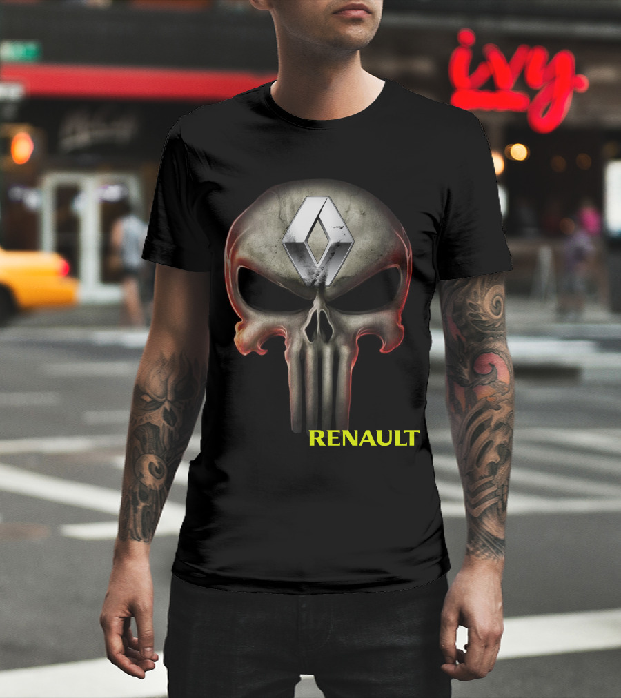 Renault Punisher Skull T-Shirt