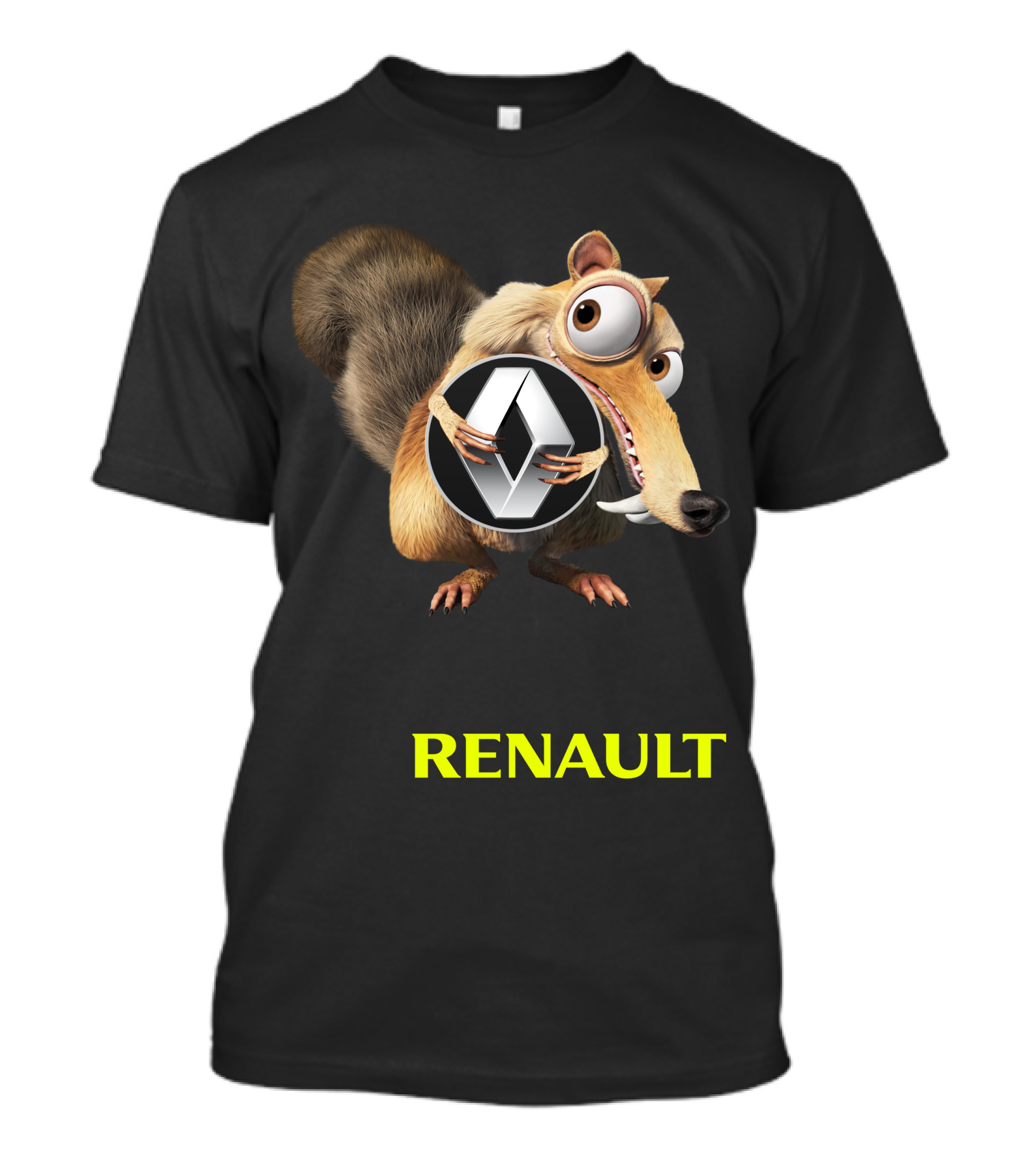 Renault Scrat Ice Age Logo Crossover T-Shirt