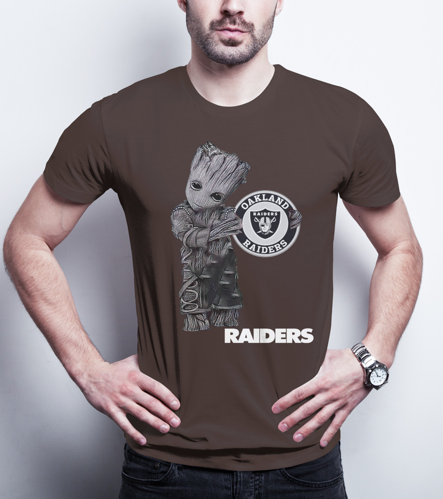 Oakland Raiders Groot Holding T-Shirt