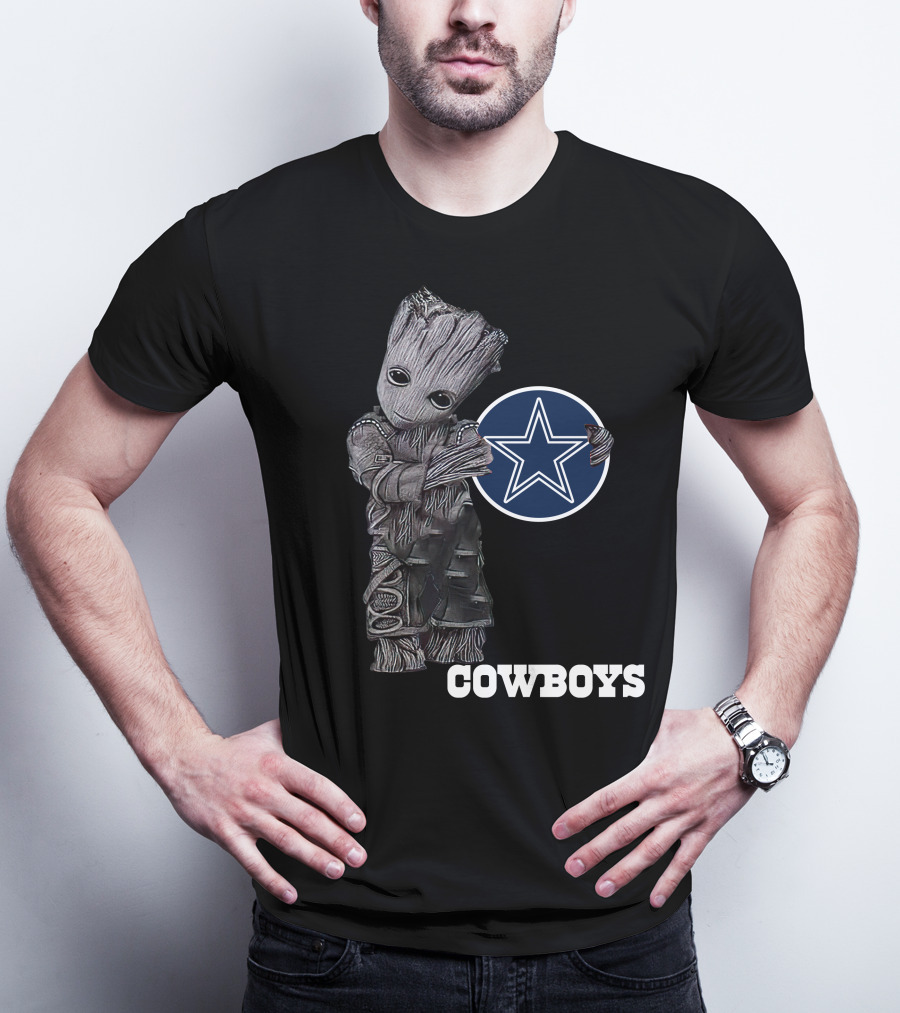 Cowboys Groot Holding Dallas Star T-Shirt