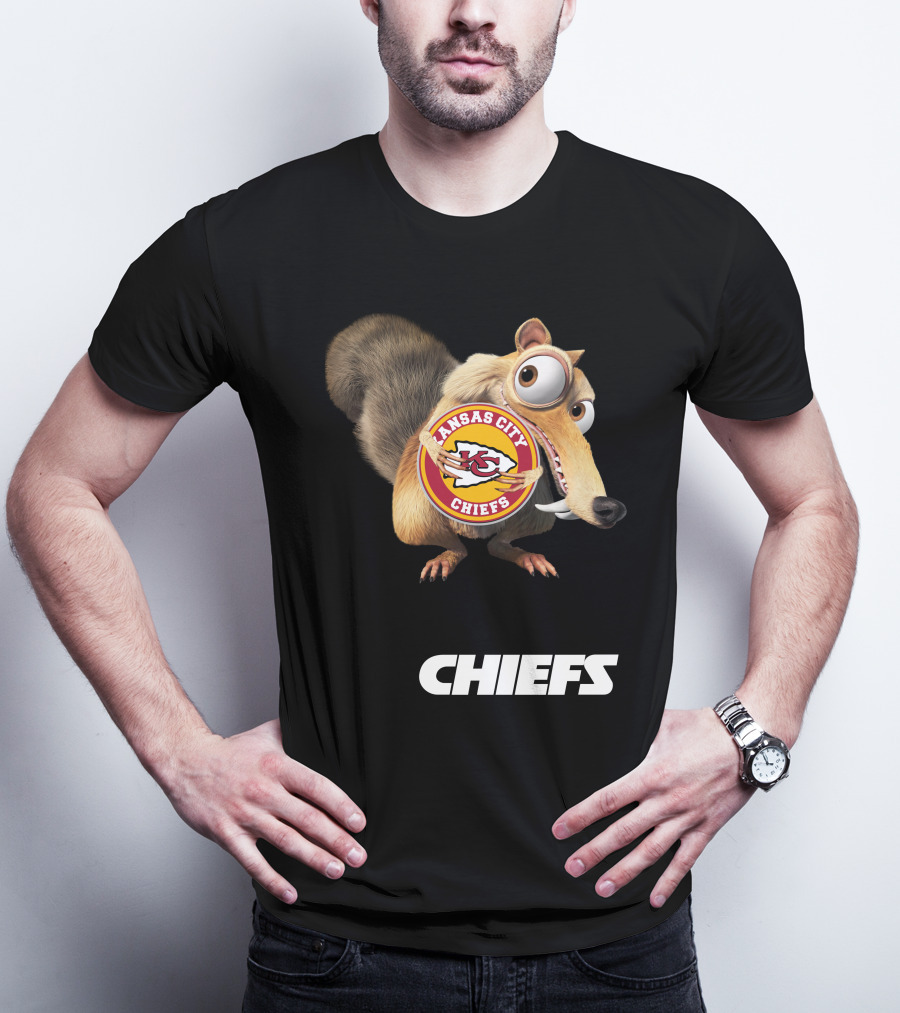 Kansas City Chiefs Mascot Logo With Character Chiefs T-Shirt