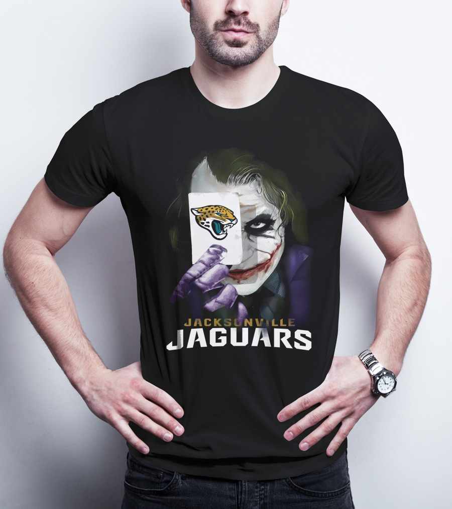 Jacksonville Jaguars Joker Playing Card Face Paint T-Shirt