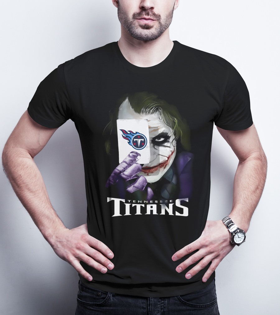 Tennessee Titans Joker Playing Card T-Shirt