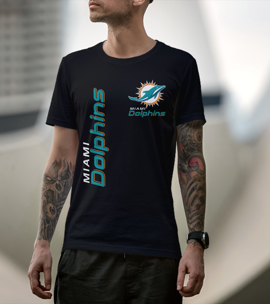 Miami Dolphins 10 Football Team T-Shirt