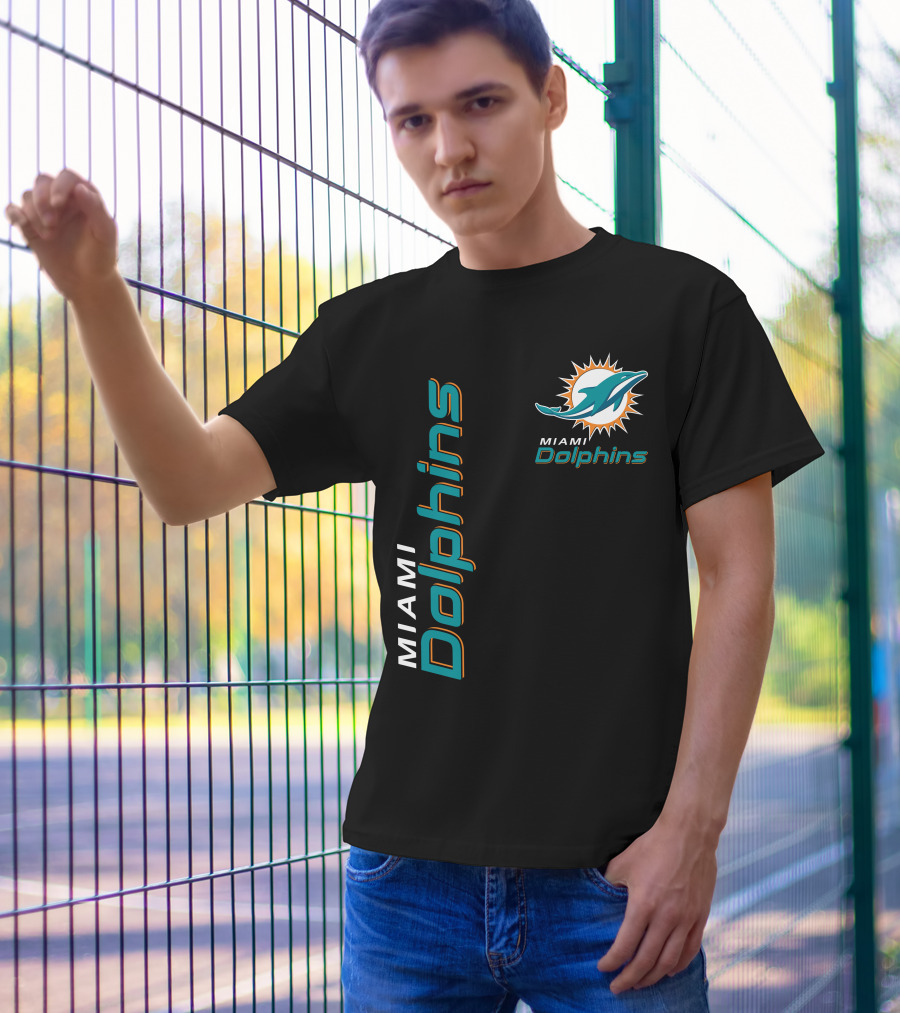 Miami Dolphins 10 Football Team T-Shirt