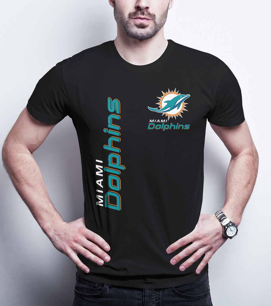 Miami Dolphins 10 Football Team T-Shirt