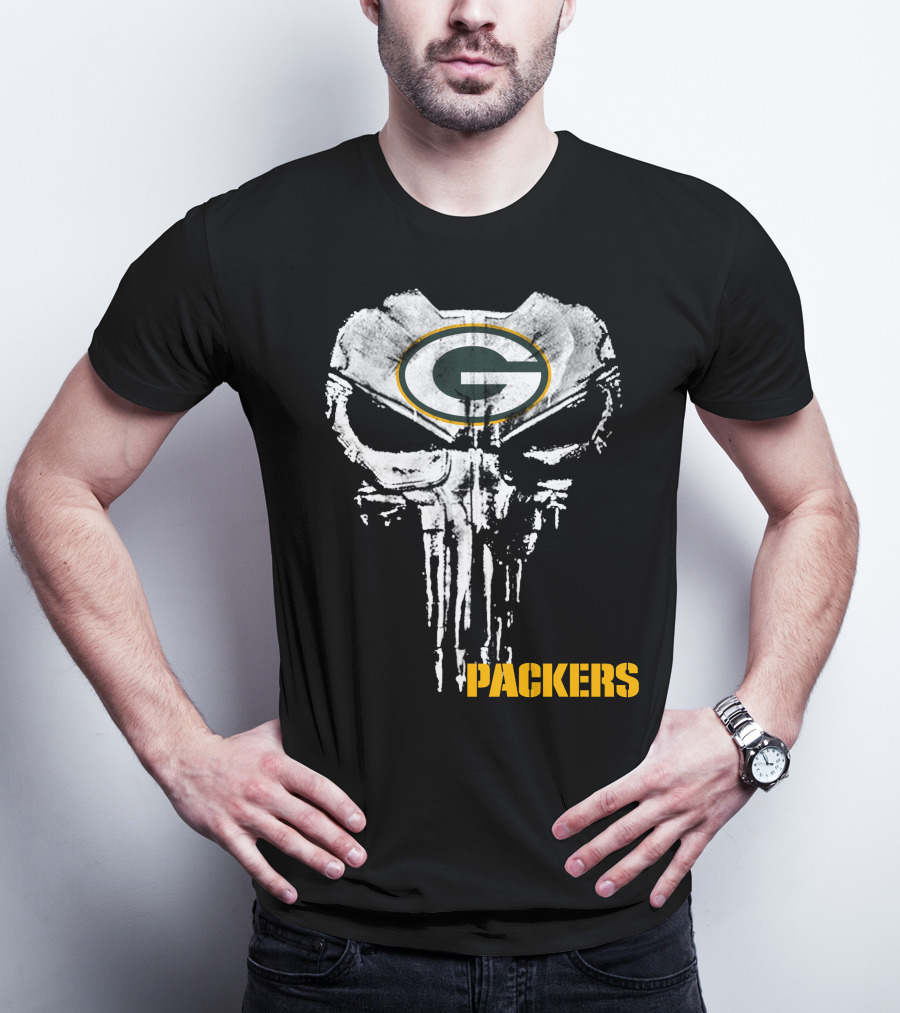 Packers G Logo Skull T-Shirt