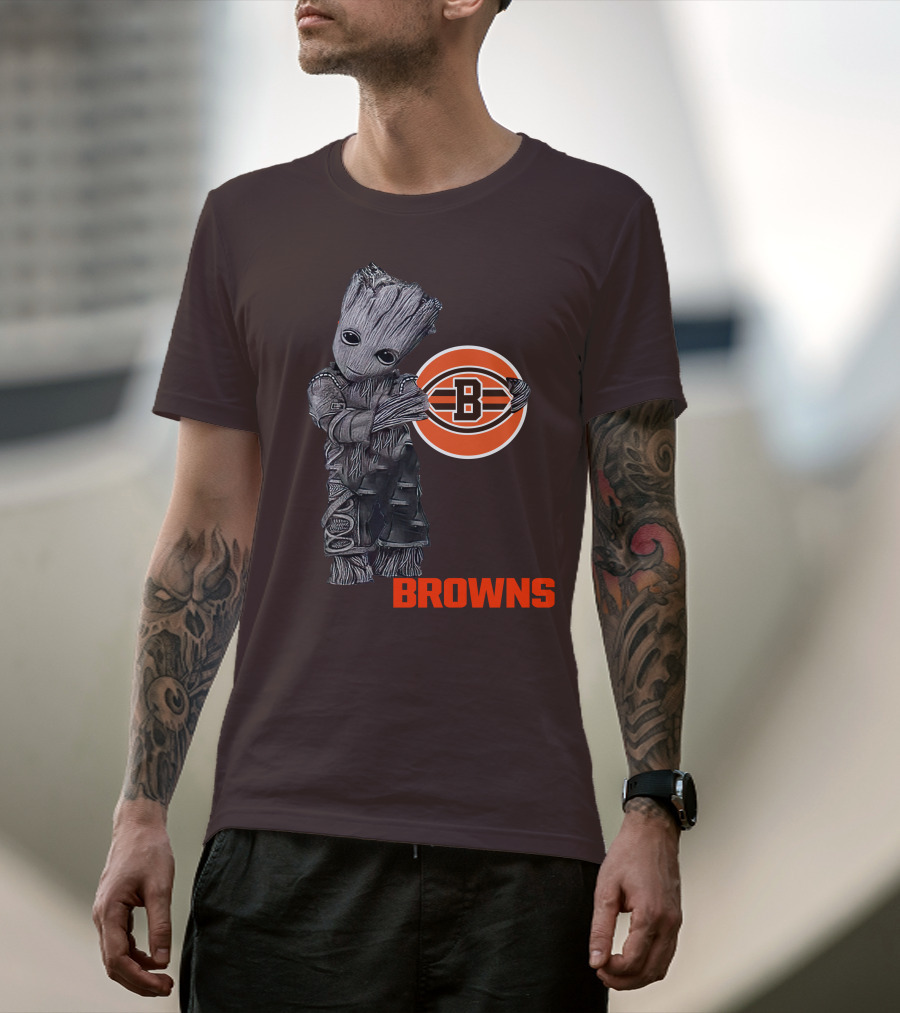 Browns Groot Meets Football Team Spirit T-Shirt