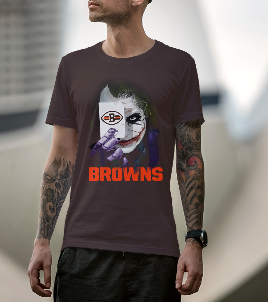 Browns Joker Card T-Shirt