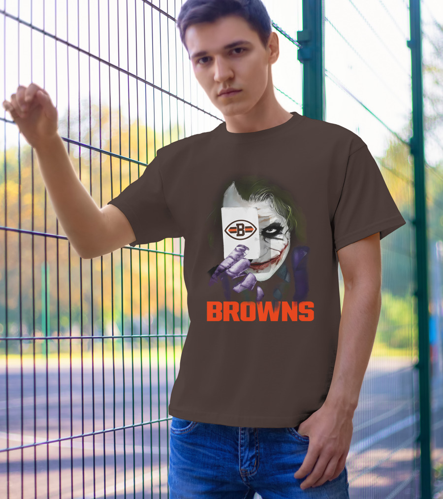 Browns Joker Card T-Shirt
